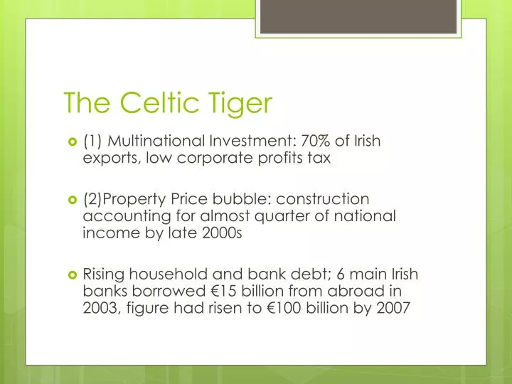 PPT - The Celtic Tiger PowerPoint Presentation, free download - ID:2474281