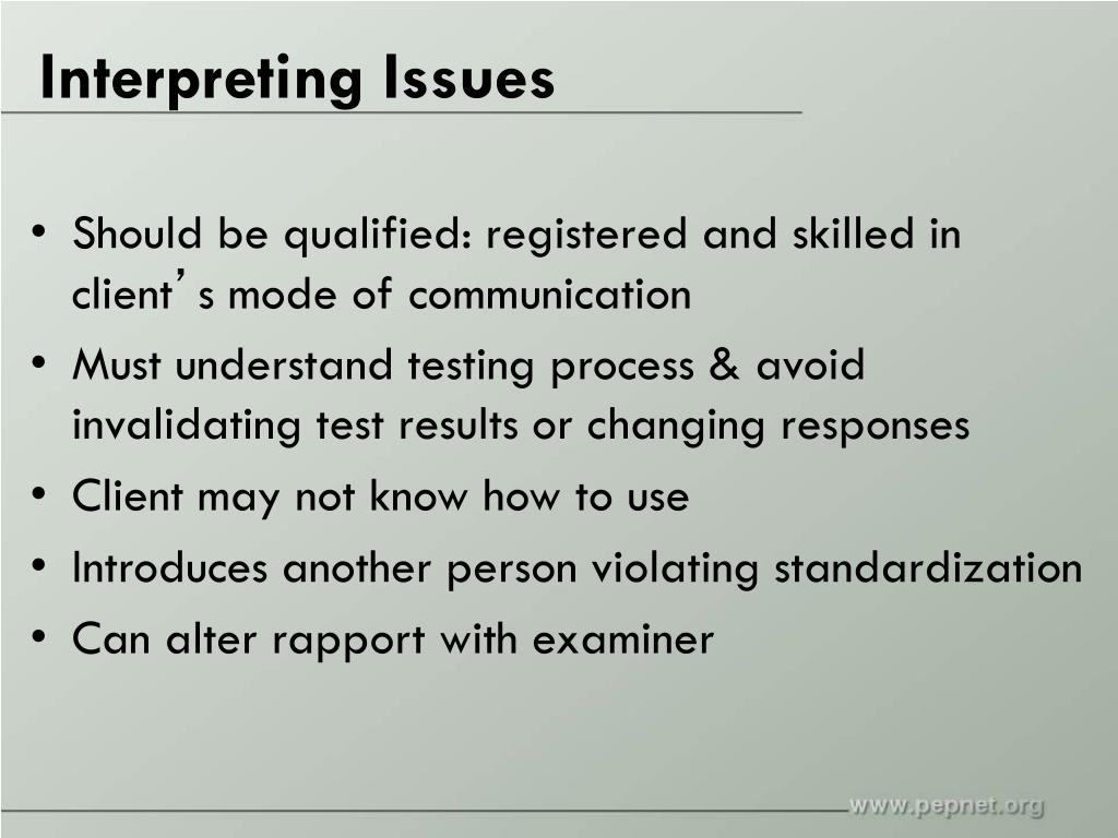 PPT - Equity Issues in Assessments for Individuals who are Deaf or Hard ...