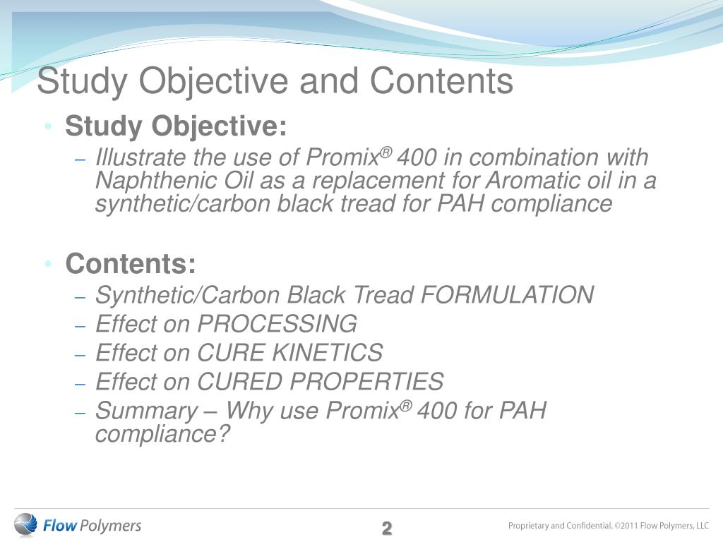 PPT - Promix ® 400 with Naphthenic Oil for PAH Compliance PowerPoint ...