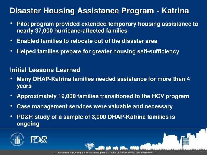 PPT - Hurricane Katrina Update: PD&R Assistance PowerPoint Presentation ...