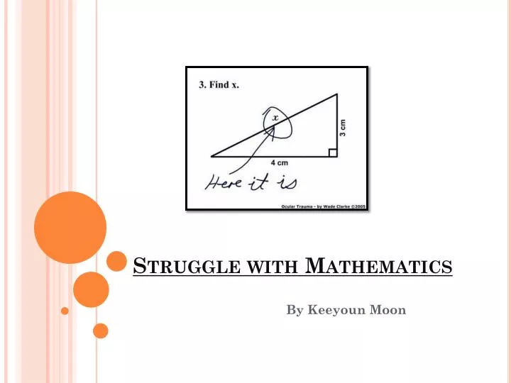 PPT - Struggle with Mathematics PowerPoint Presentation, free download ...