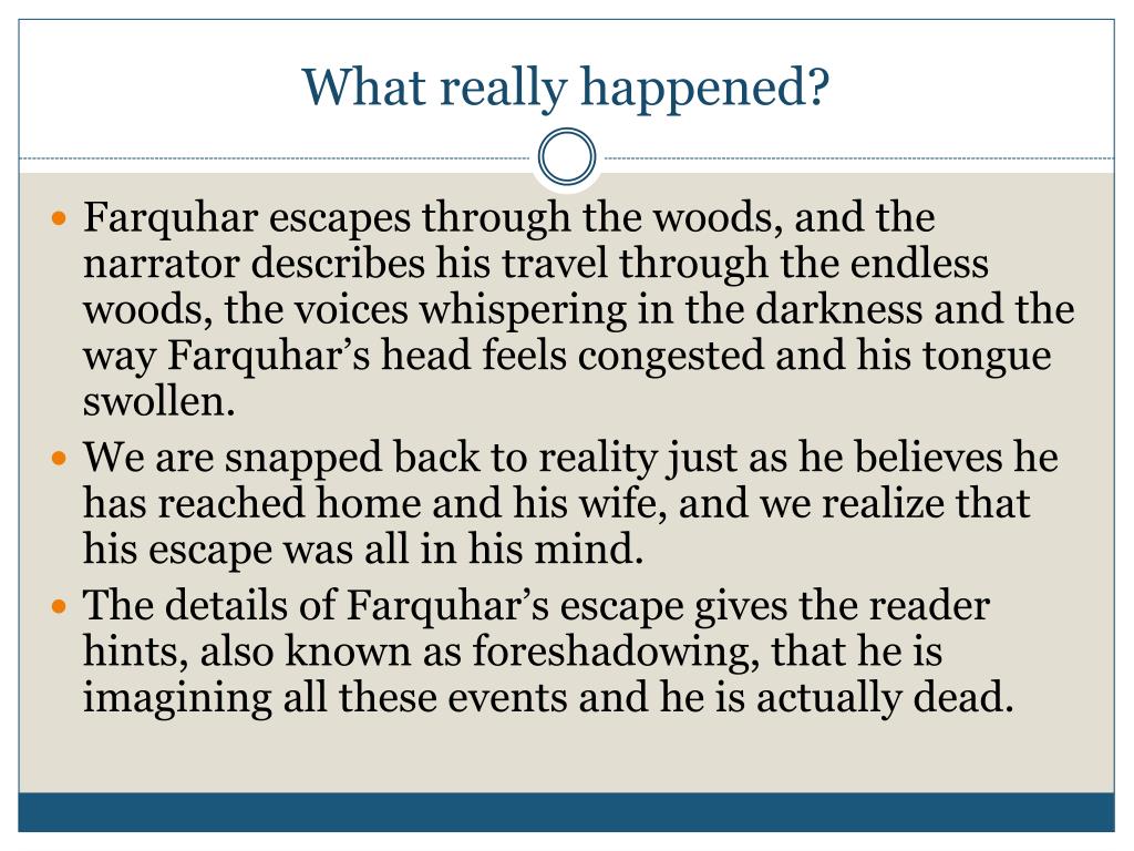 PPT - Reflections of War: Owl Creek and Letter to Sarah Ballou Review ...