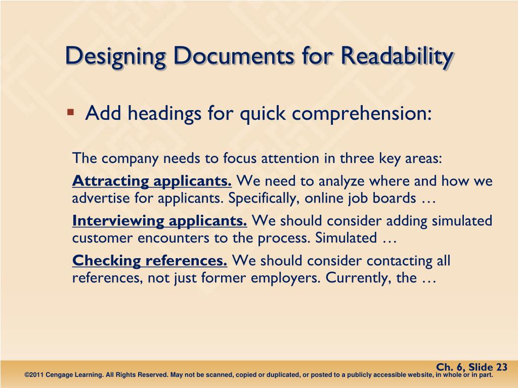PPT - Chapter 6 Revising Business Messages PowerPoint Presentation ...