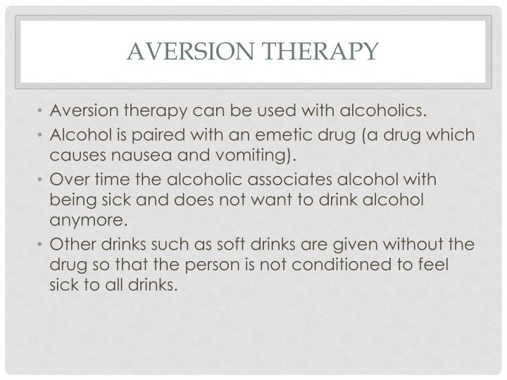 PPT - Aversion Therapy PowerPoint Presentation - ID:2475620
