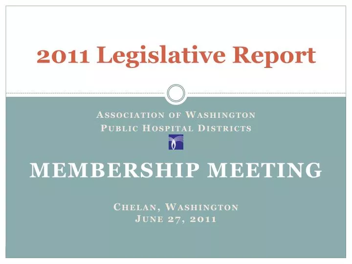 PPT - 2011 Legislative Report PowerPoint Presentation, free download ...