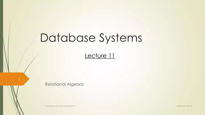 PPT - Database Systems PowerPoint Presentation, free download - ID:2475929