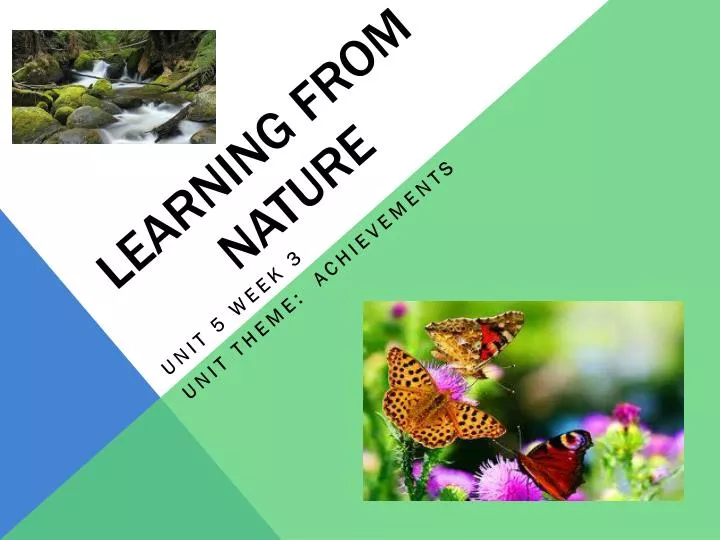PPT - Learning From Nature PowerPoint Presentation, free download - ID ...