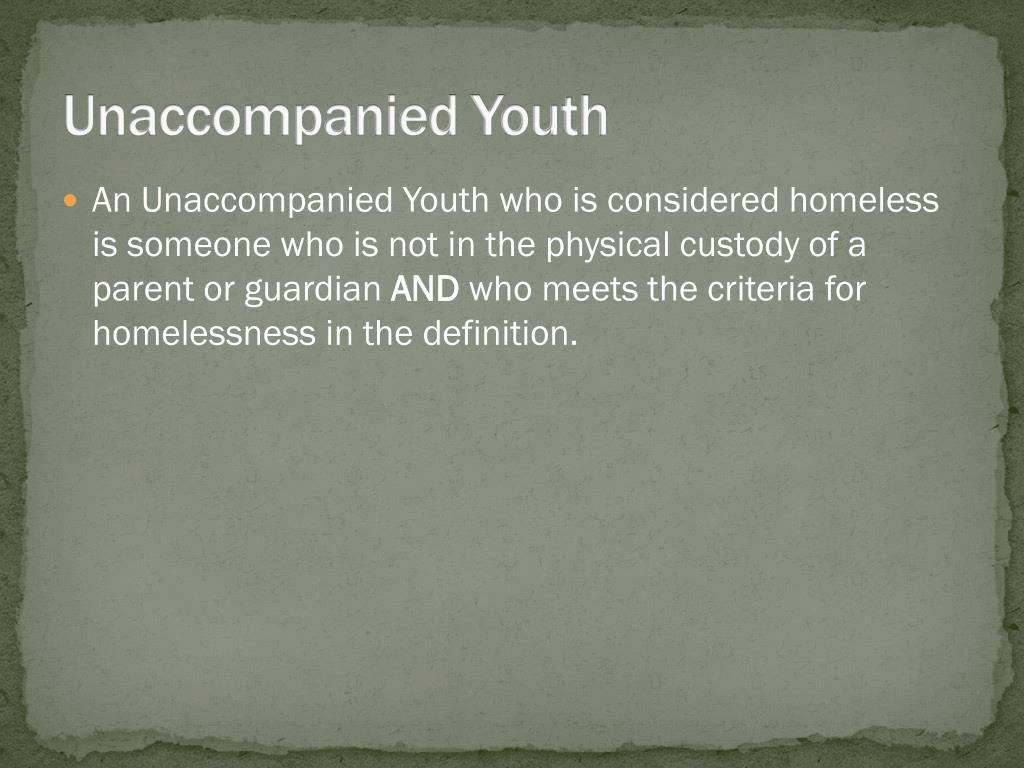 PPT - The McKinney-Vento Homeless Education Act PowerPoint Presentation ...