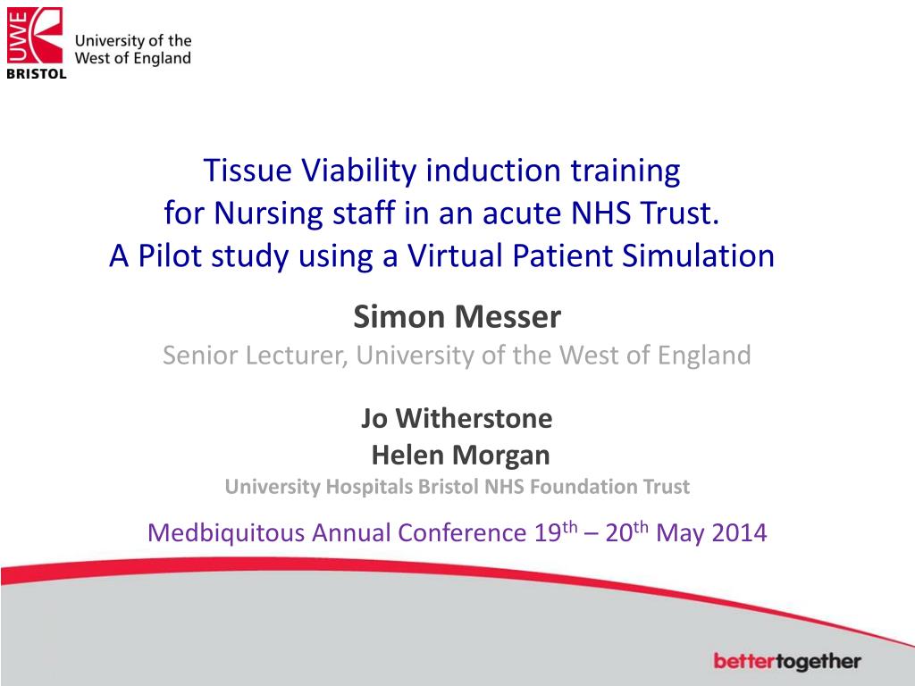 PPT - Simon Messer Senior Lecturer, University of the West of England ...