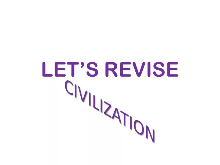 PPT - LET’S REVISE PowerPoint Presentation, free download - ID:2476355