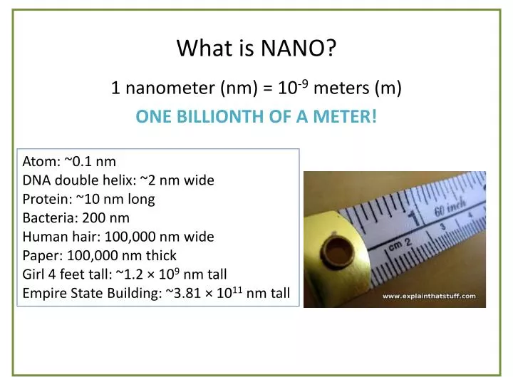 PPT - What is NANO? PowerPoint Presentation, free download - ID:2476447