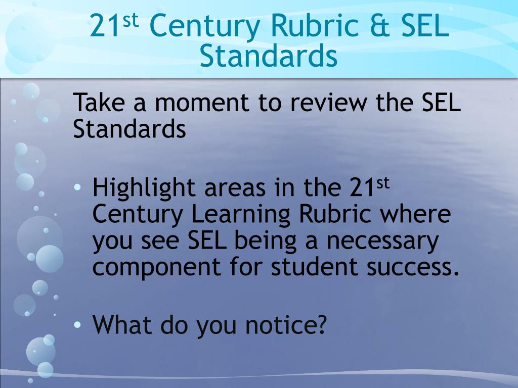 PPT - Social Emotional Learning & the 21 st Century PowerPoint ...