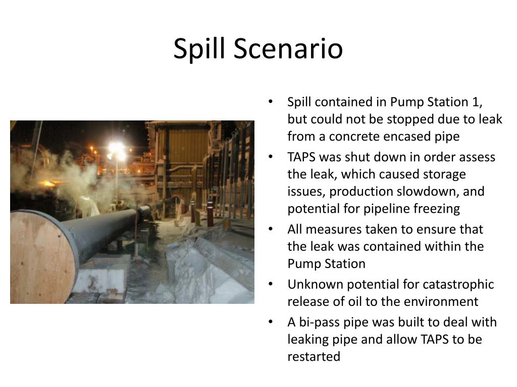 PPT - Trans Alaska Pipeline Pump Station 01 Crude Oil Spill PowerPoint ...