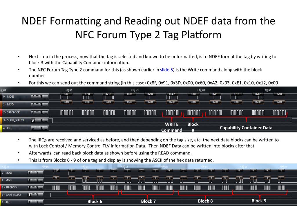 PPT - NFC Forum Type 2 Tag Platform Operations with the TRF7970A ...