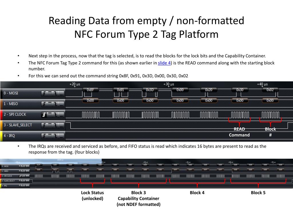 PPT - NFC Forum Type 2 Tag Platform Operations with the TRF7970A ...