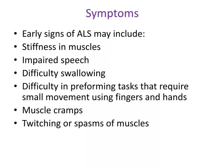 PPT - Symptoms PowerPoint Presentation, free download - ID:2477921