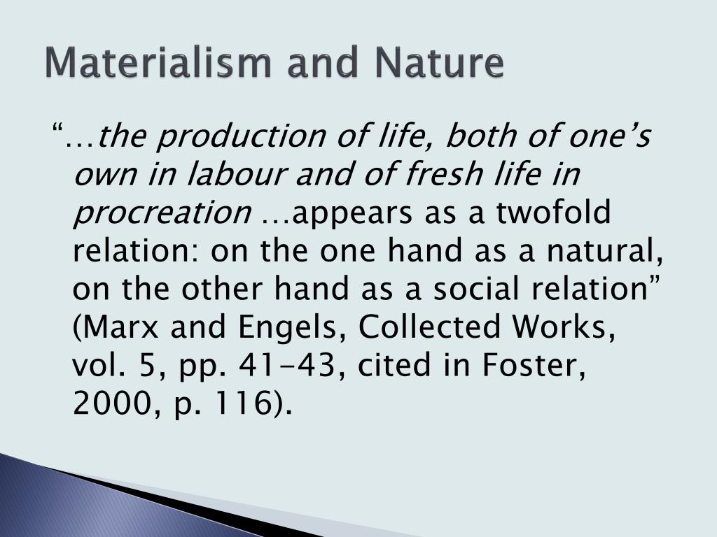 PPT - Eco-Marxism: Understanding the Relationship between Humans and ...