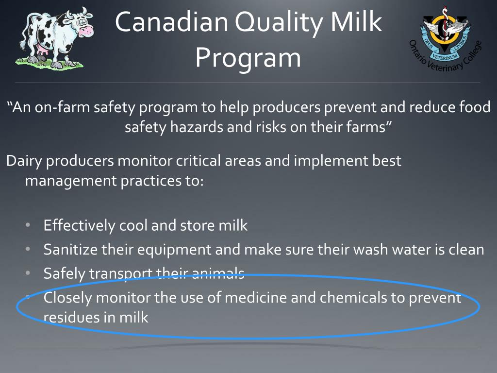 PPT - Antimicrobial Stewardship in Canadian Agriculture & Veterinary ...