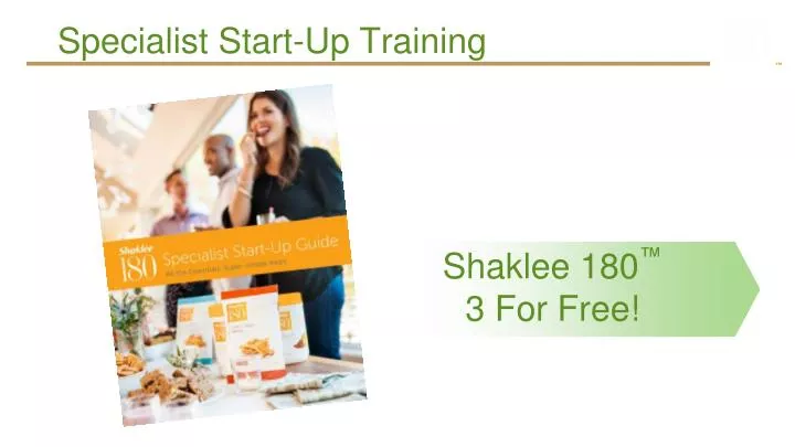 PPT - Specialist Start-Up Training PowerPoint Presentation, free ...
