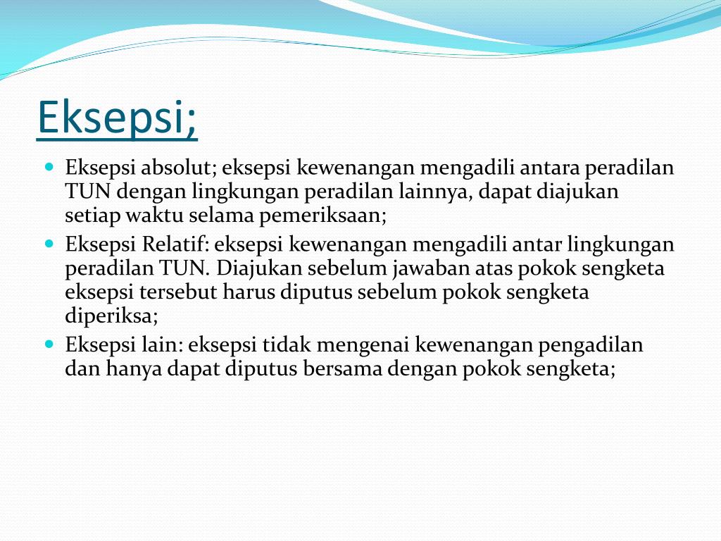 PPT - POKOK – POKOK PTUN & BERACARA DI PENGADILAN TATA USAHA NEGARA PowerPoint Presentation - ID ...