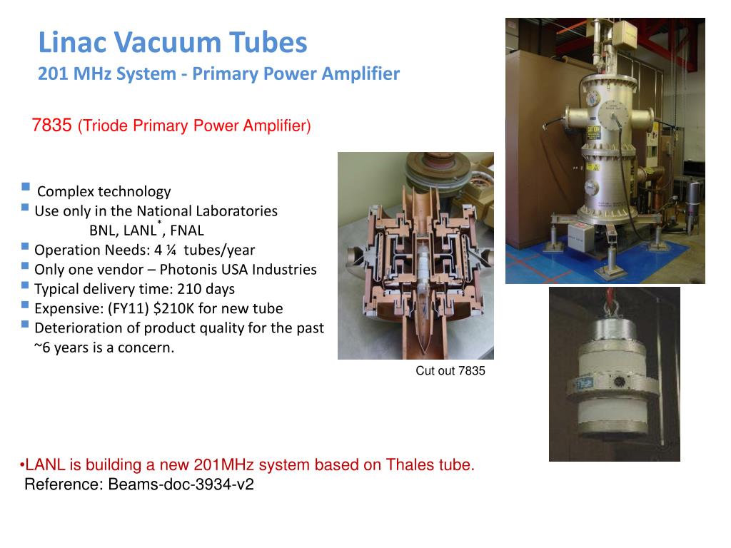 PPT - FNAL Linac 7835 Procurement Plan Proton Improvement Plan Fernanda ...