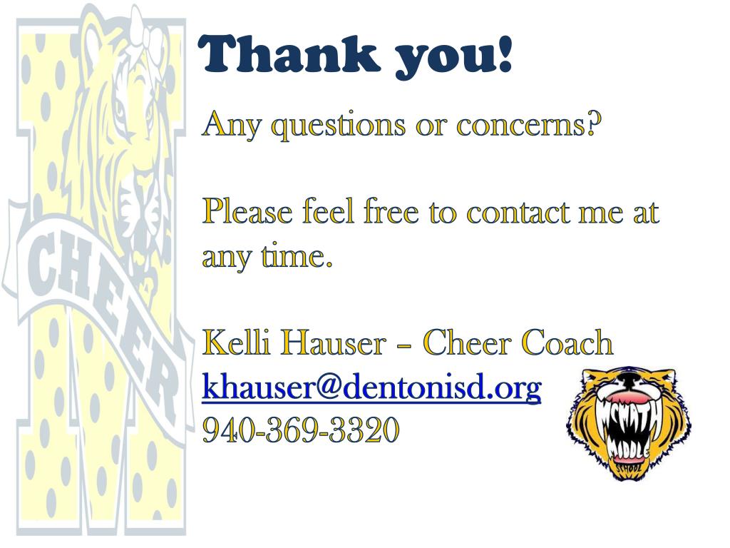 PPT - McMath Cheerleading Parent Information Meeting Welcome Parents ...