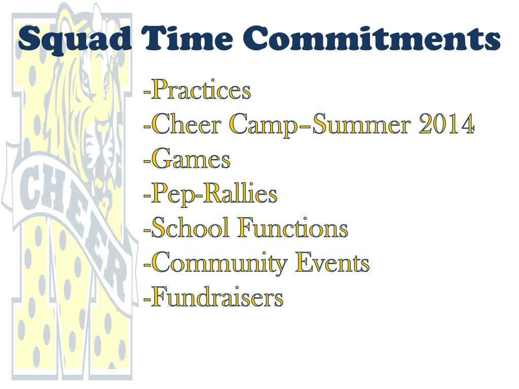 PPT - McMath Cheerleading Parent Information Meeting Welcome Parents ...