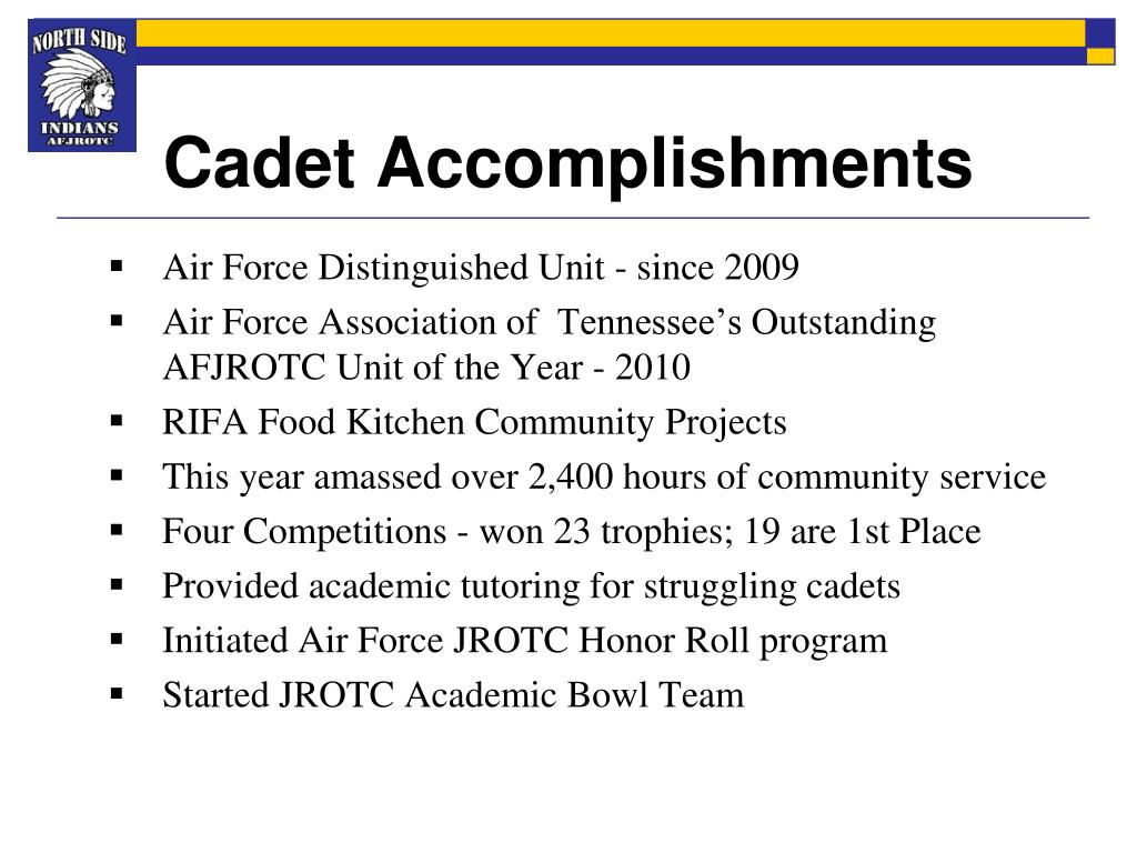 PPT - North Side HSAir Force JROTC: Elevating from Good to Great ...