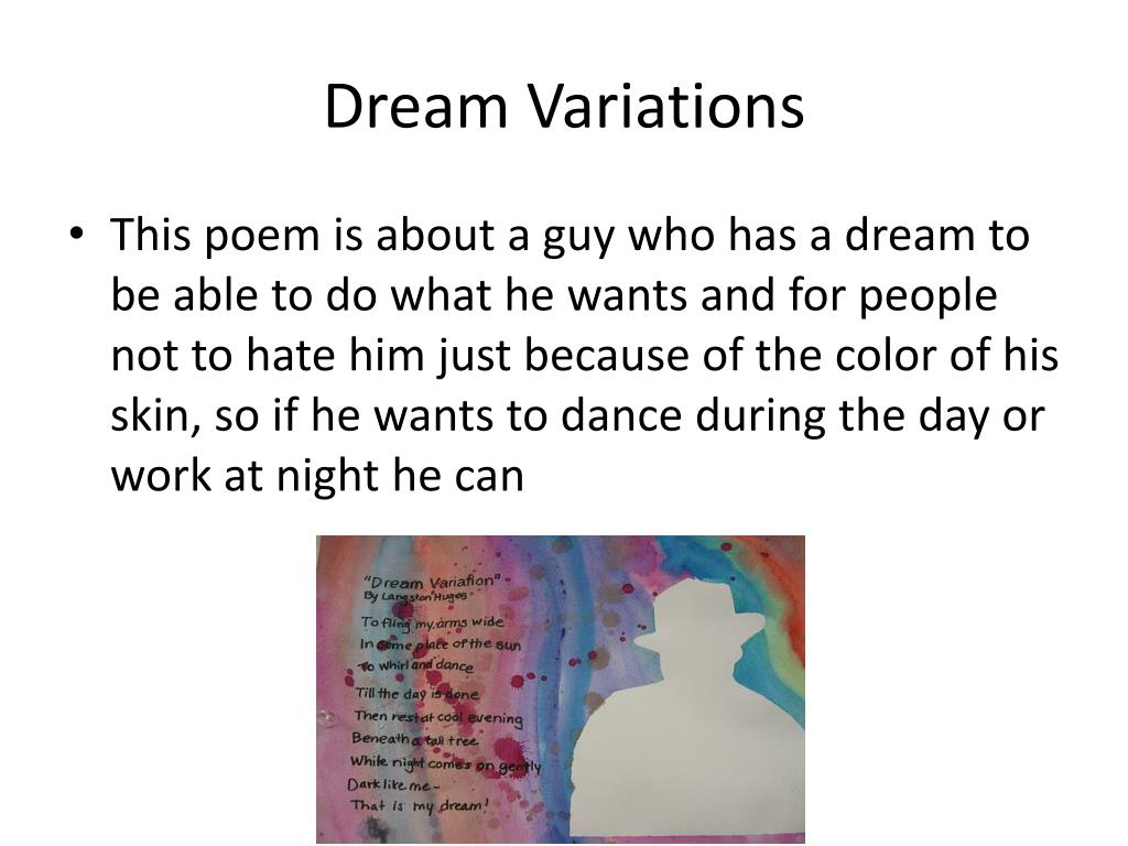 PPT - The Negro Speaks Of Rivers Dream Variations The Tropics in New ...