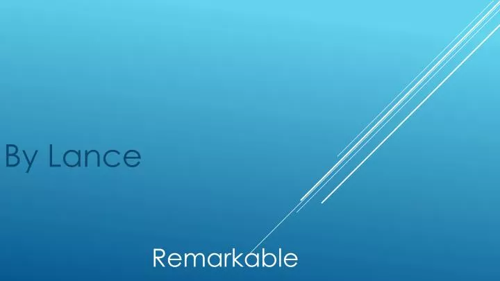 PPT - Remarkable PowerPoint Presentation, free download - ID:2481028