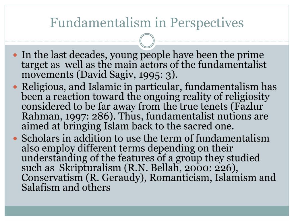 PPT - MUSLIM FUNDAMENTALISM IN SCHOOLS: A STUDY OF THE ROHANI ISLAM ...