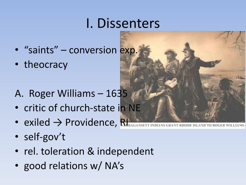 PPT - Dissent & Political Troubles in New England PowerPoint ...