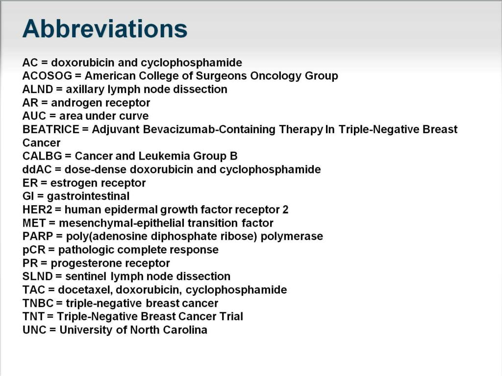 PPT - Triple-Negative Breast Cancer Practical Treatment Strategies ...