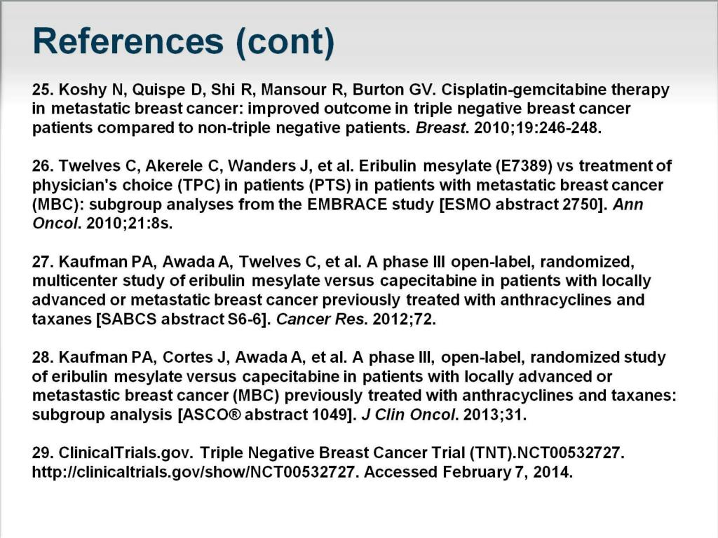 PPT - Triple-Negative Breast Cancer Practical Treatment Strategies ...