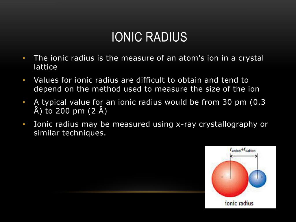 PPT IONIC RADIUS PowerPoint Presentation Free Download ID 2483169 PPT IONIC RADIUS PowerPoint Presentation Free Download ID 2483169