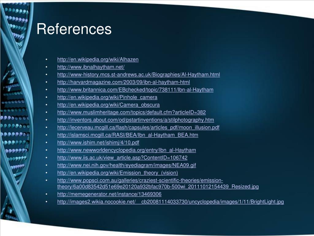 PPT - Ibn Al- Haitham ( Alhazen ) – The Father of Optics PowerPoint ...