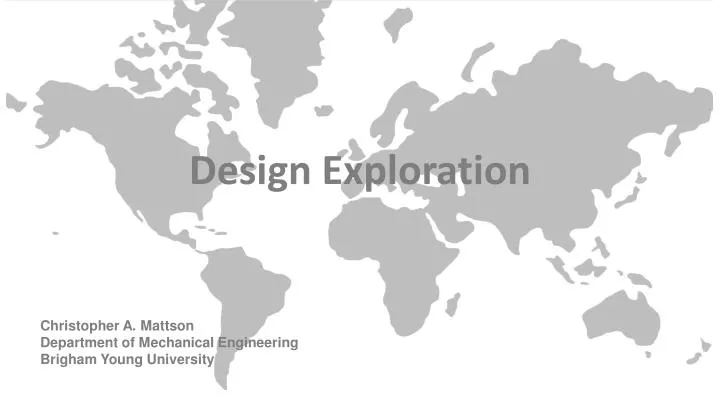 PPT - Design Exploration PowerPoint Presentation, free download - ID ...