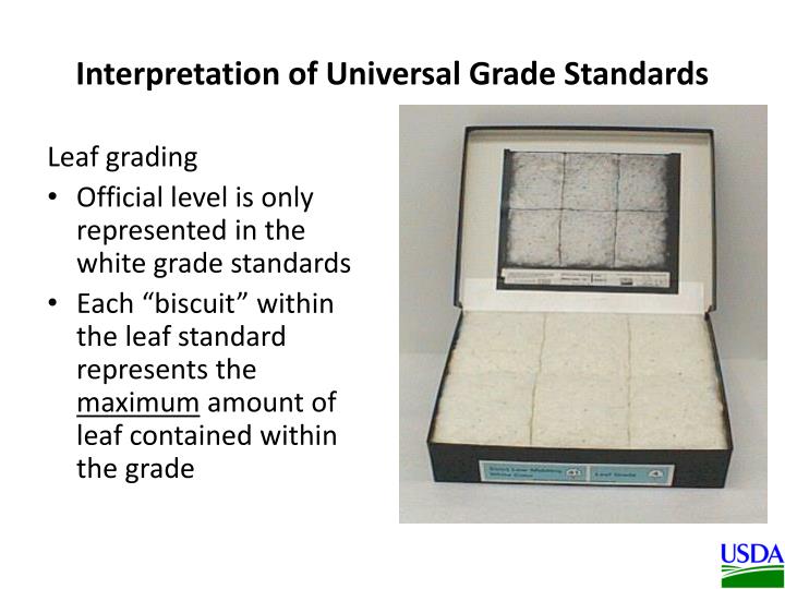 PPT - Overview of USDA HVI Cotton Classification Standards and ...