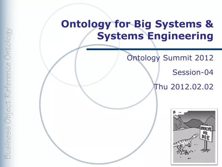 PPT - Ontology for Big Systems & Systems Engineering PowerPoint ...