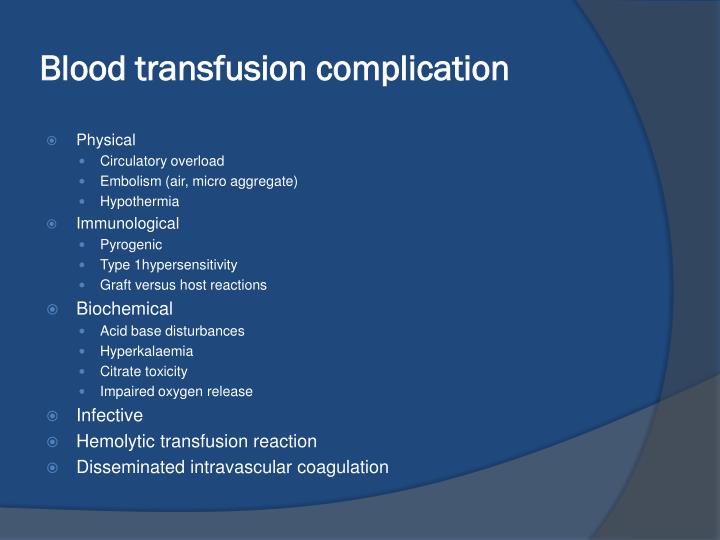 PPT - Blood Products and blood transfusion PowerPoint Presentation - ID ...