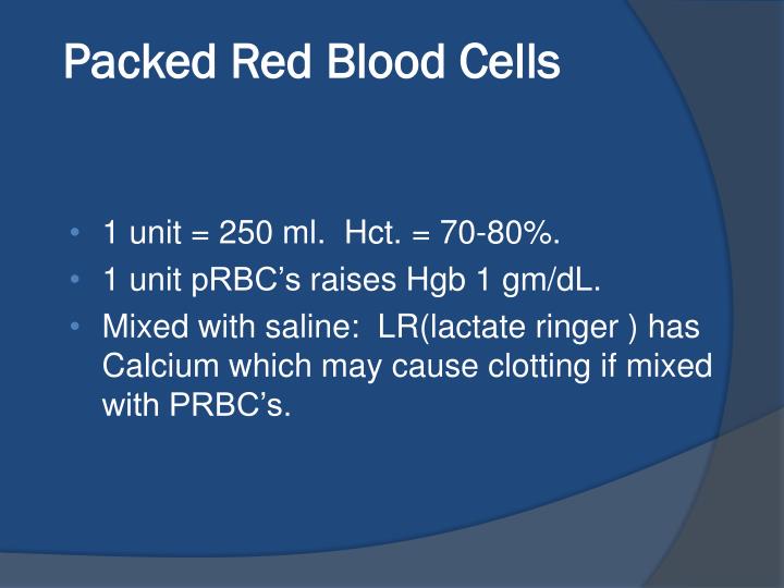 PPT - Blood Products and blood transfusion PowerPoint Presentation - ID ...