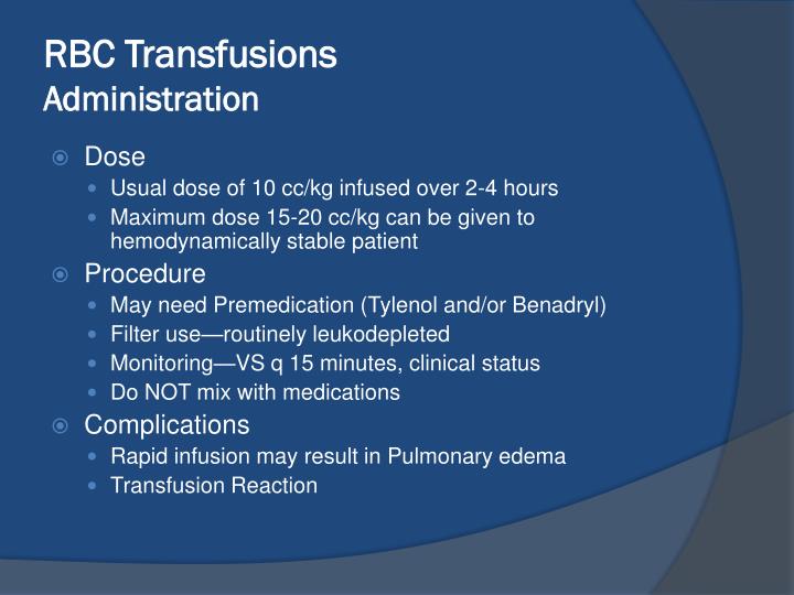 PPT - Blood Products and blood transfusion PowerPoint Presentation - ID ...