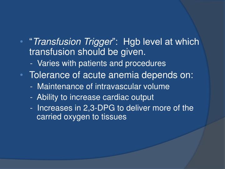 PPT - Blood Products and blood transfusion PowerPoint Presentation - ID ...