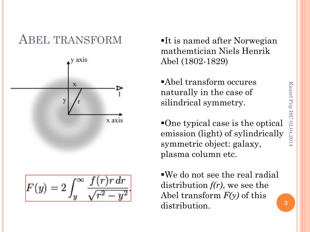 Ppt Inverse Abel Transform Powerpoint Presentation Free Download