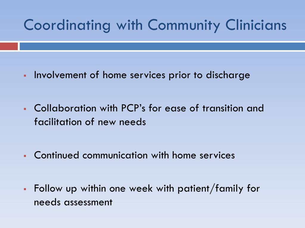 PPT - Transitional Care Nursing Jason Marchi , RN, BSN Carolyn Fenn ...