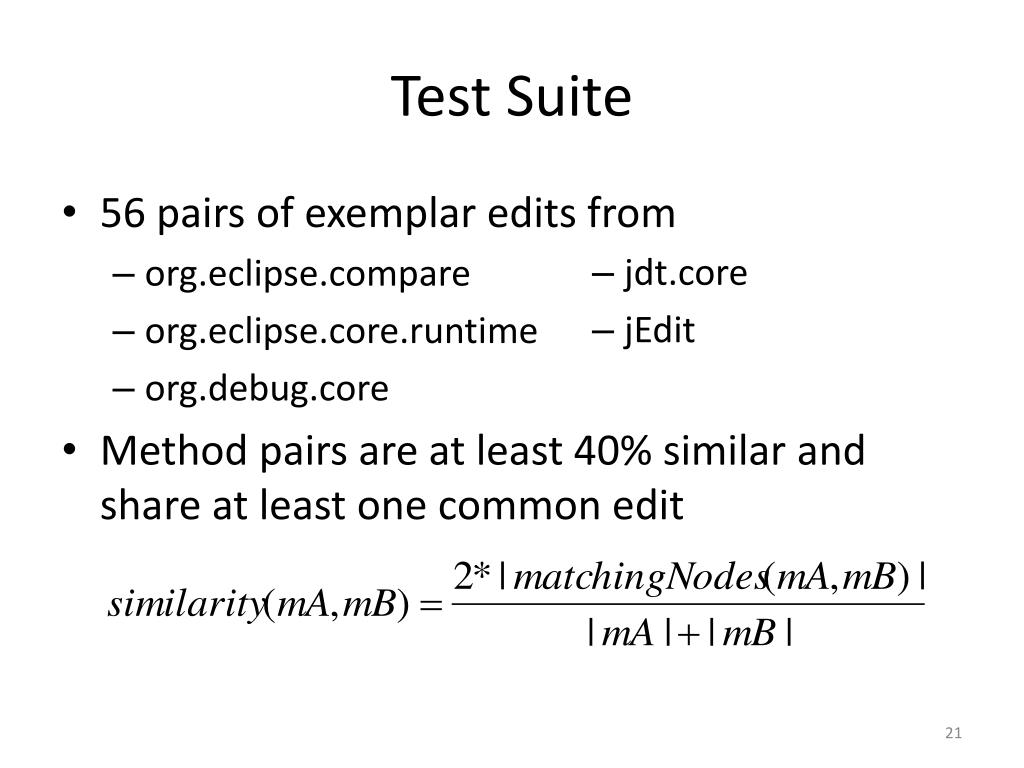Ppt Systematic Editing Generating Program Transformations From An Example Powerpoint 4700