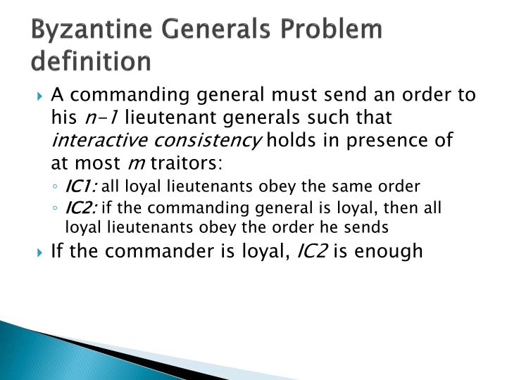 PPT - The Byzantine Generals Problem PowerPoint Presentation - ID:2485214