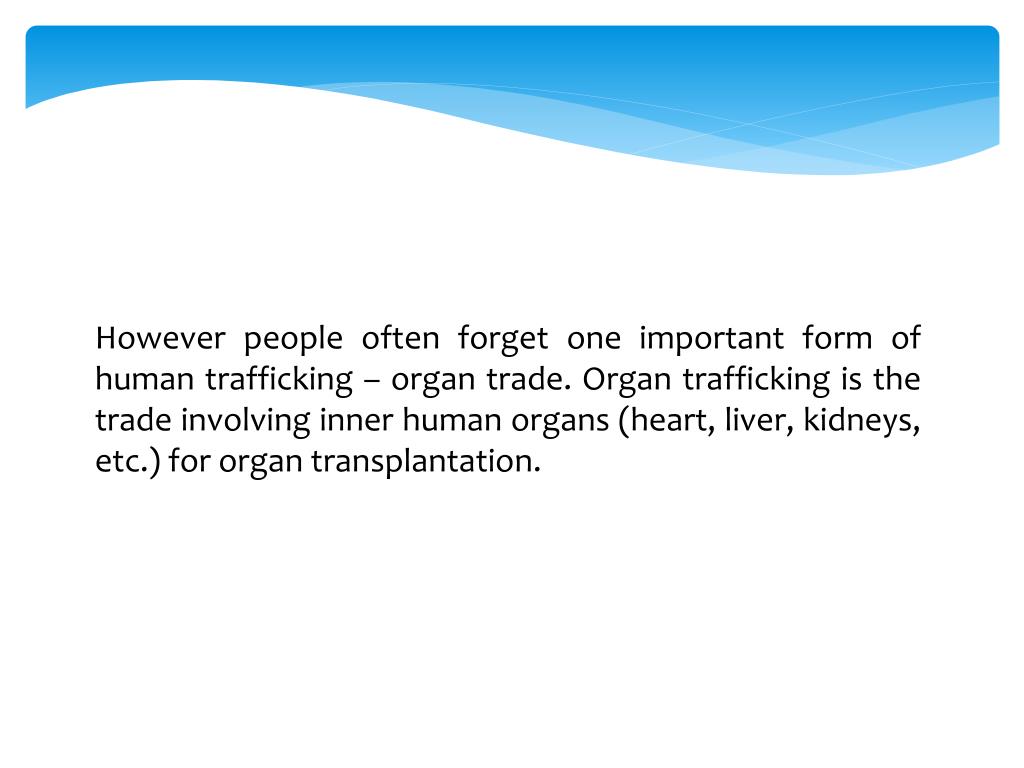 PPT - Organ trade/ trafficking CINETS - workshop session presentation ...