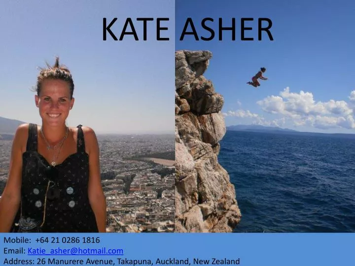 PPT - KATE ASHER PowerPoint Presentation, free download - ID:2485404