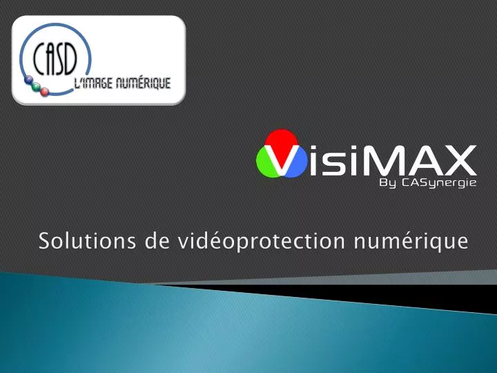 PPT - Solutions de vidéoprotection numérique PowerPoint Presentation ...
